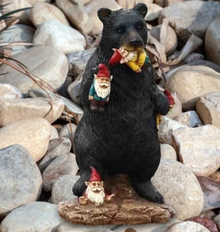 Buy Little Bear Eating Gnomes | Best for Garden Decoration