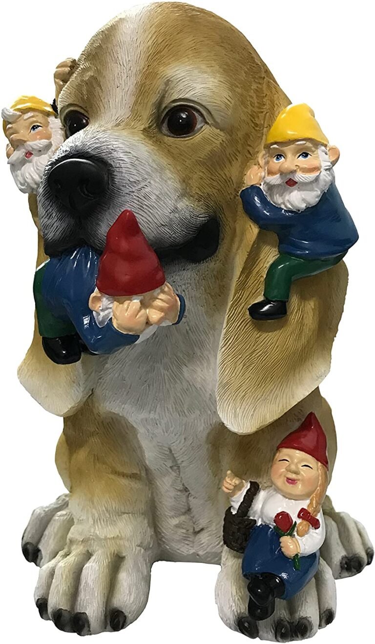 Garden Gnome with Puppy - The Gnome Shop