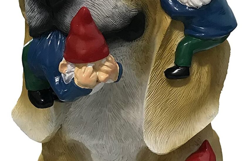 Garden Gnome with Puppy - The Gnome Shop