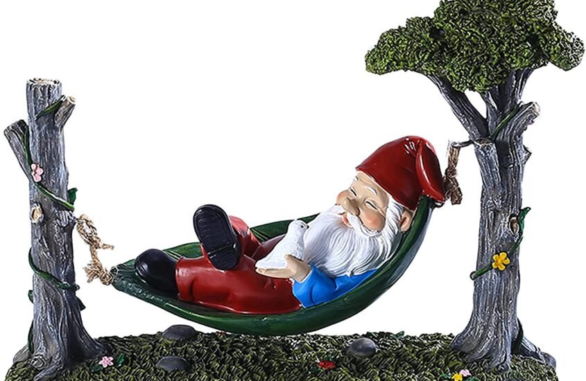 Garden Gnome On Hammock The Gnome Shop