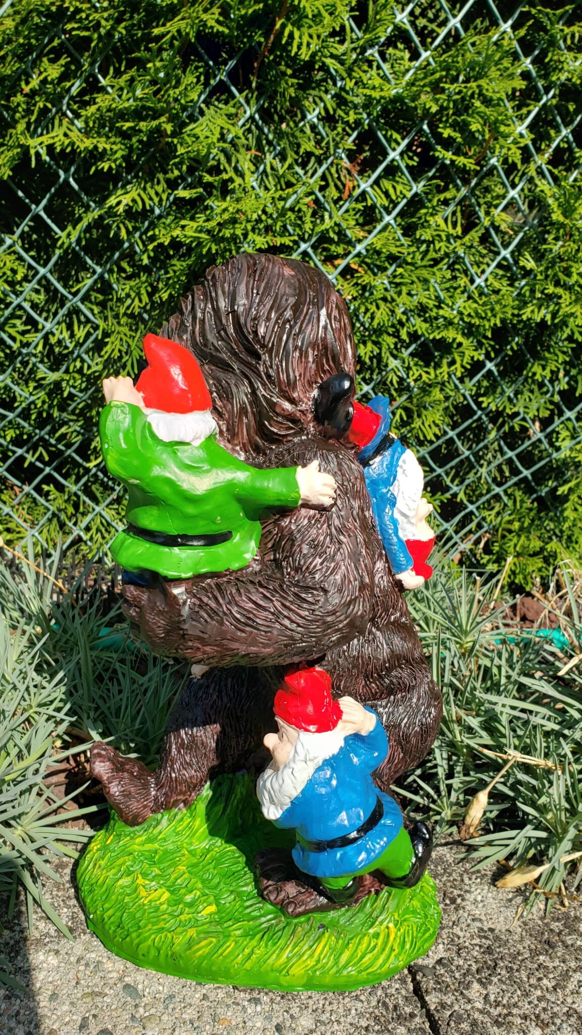 12 Inch Sasquatch Carrying Garden Gnomes - The Gnome Shop