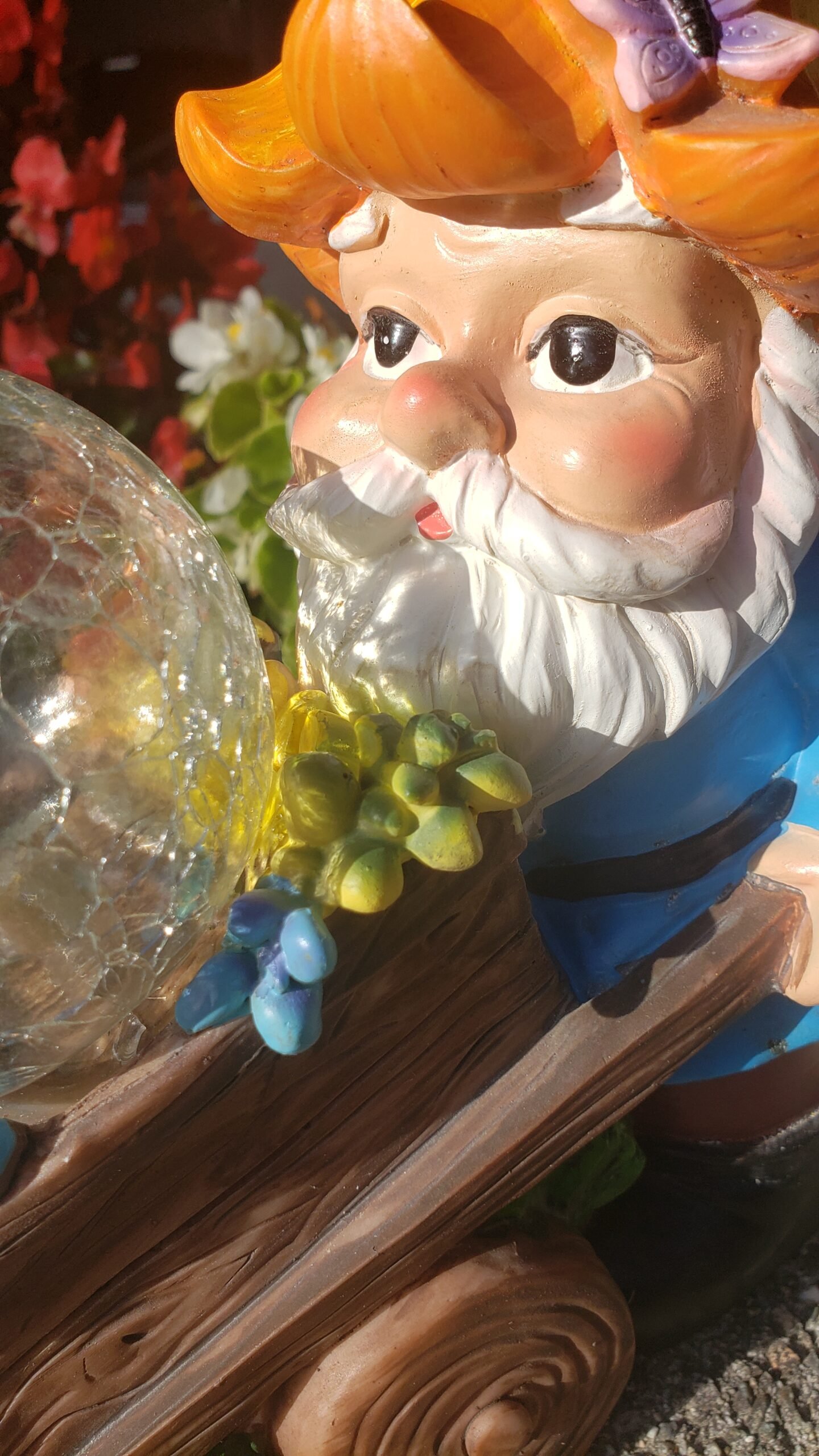 Large Gnome pushing Wheelbarrow - The Gnome Shop