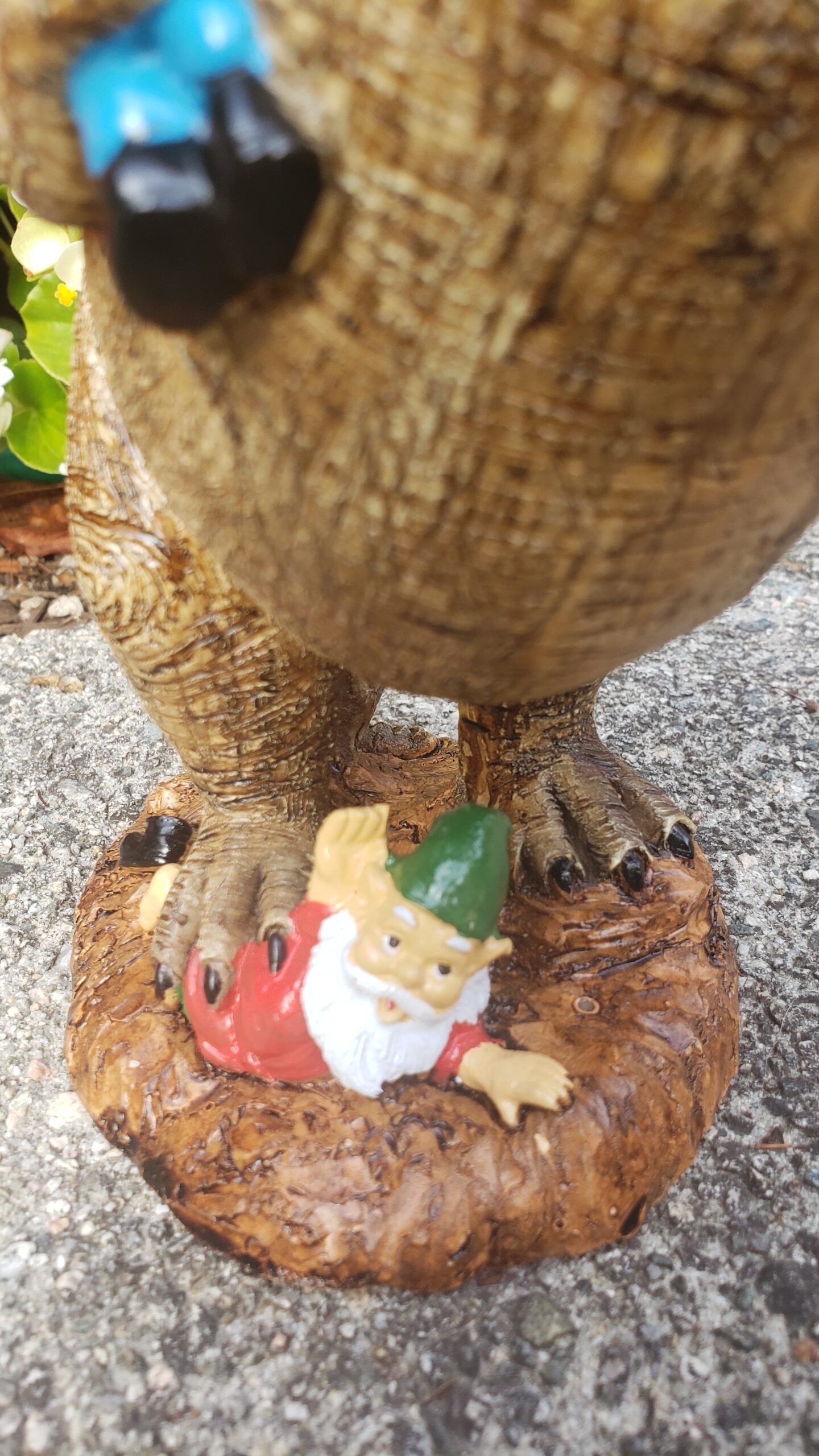 10 Inch Dinosaur with Garden Gnomes - The Gnome Shop